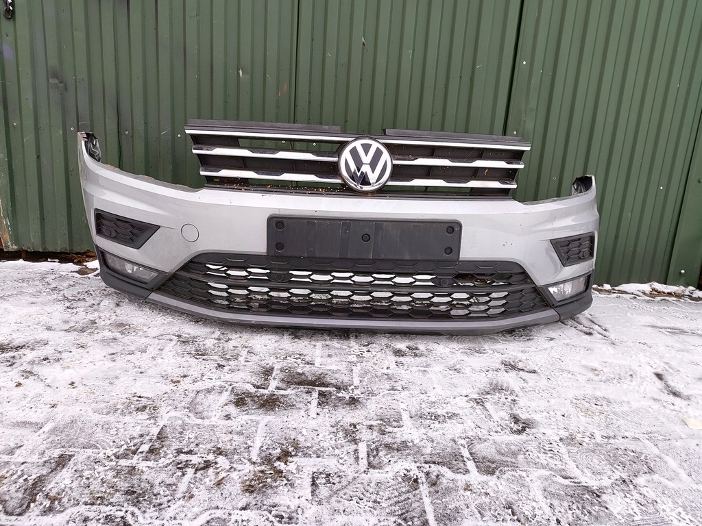 Vw tiguan II 2 5NA zderzak przód przedni grill - 15062879296 - oficjalne archiwum Allegro