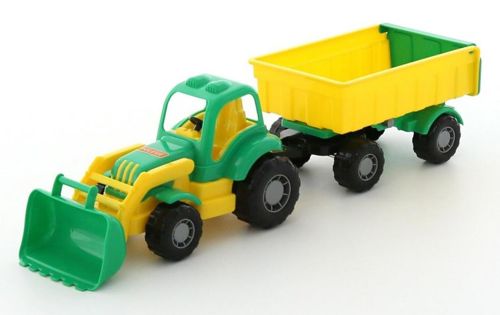 Osiłek z przyczepą i łyżką 44556 żółto-zielony - 9101738670 - oficjalne ...