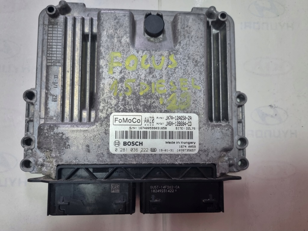 FORD FOCUS MK4 1.5D KOMPUTER JX7A-12A650-ZA - 13047067376 - oficjalne ...