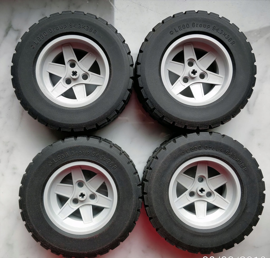 LEGO Technic Koła Opony 94.3x38R 92912 15038 felgi - 7898287397 ...
