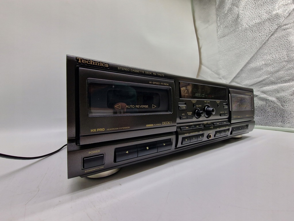 TECHNICS RS-TR575 MAGNETOFON DECK KASETOWY SPRAWNY - 13439340587 ...