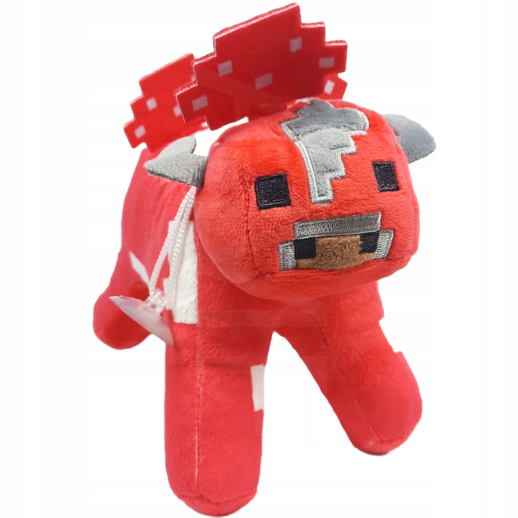 Maskotka Minecraft Pluszak grzybowa krowa 20cm - 12549584393 ...