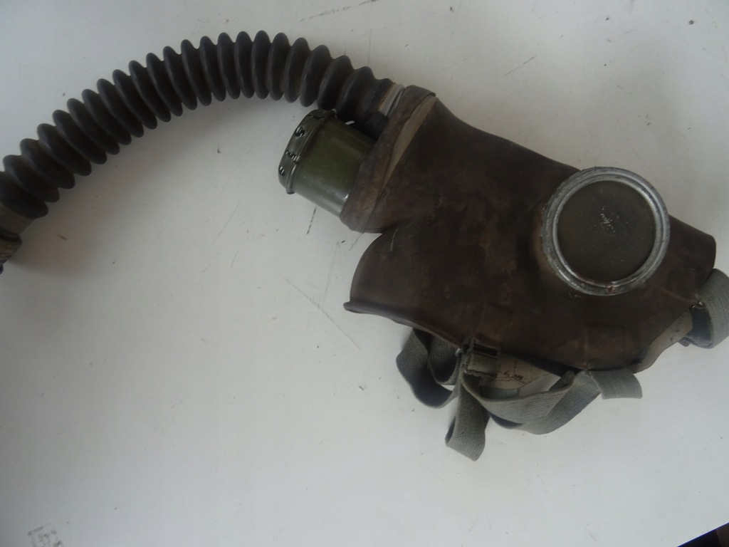 WOJSKOWA MASKA PRZECIWGAZOWA STARY ORYGINAŁ - 13474180204 - oficjalne archiwum Allegro