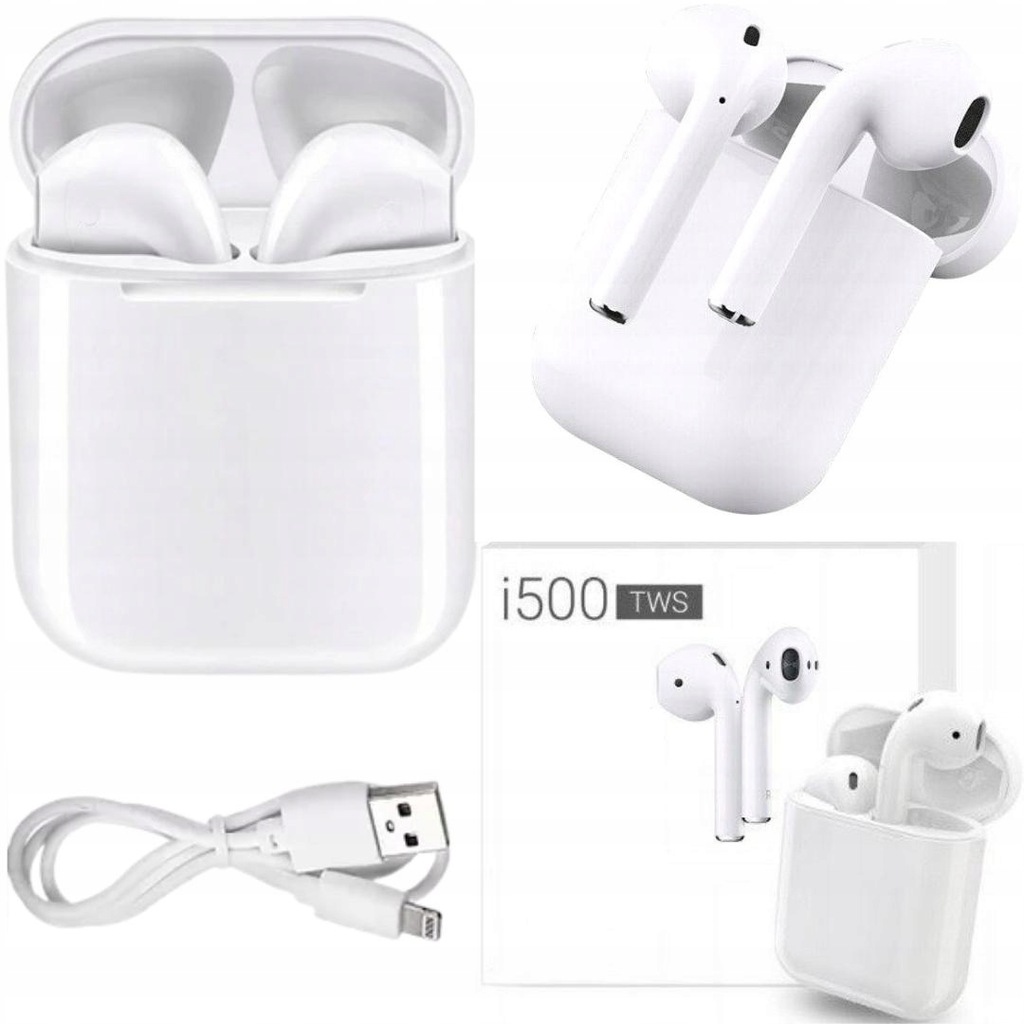 SŁUCHAWKI BEZPRZEWODOWE TWS i500 IPHONE ANDROID - 13988866947 ...