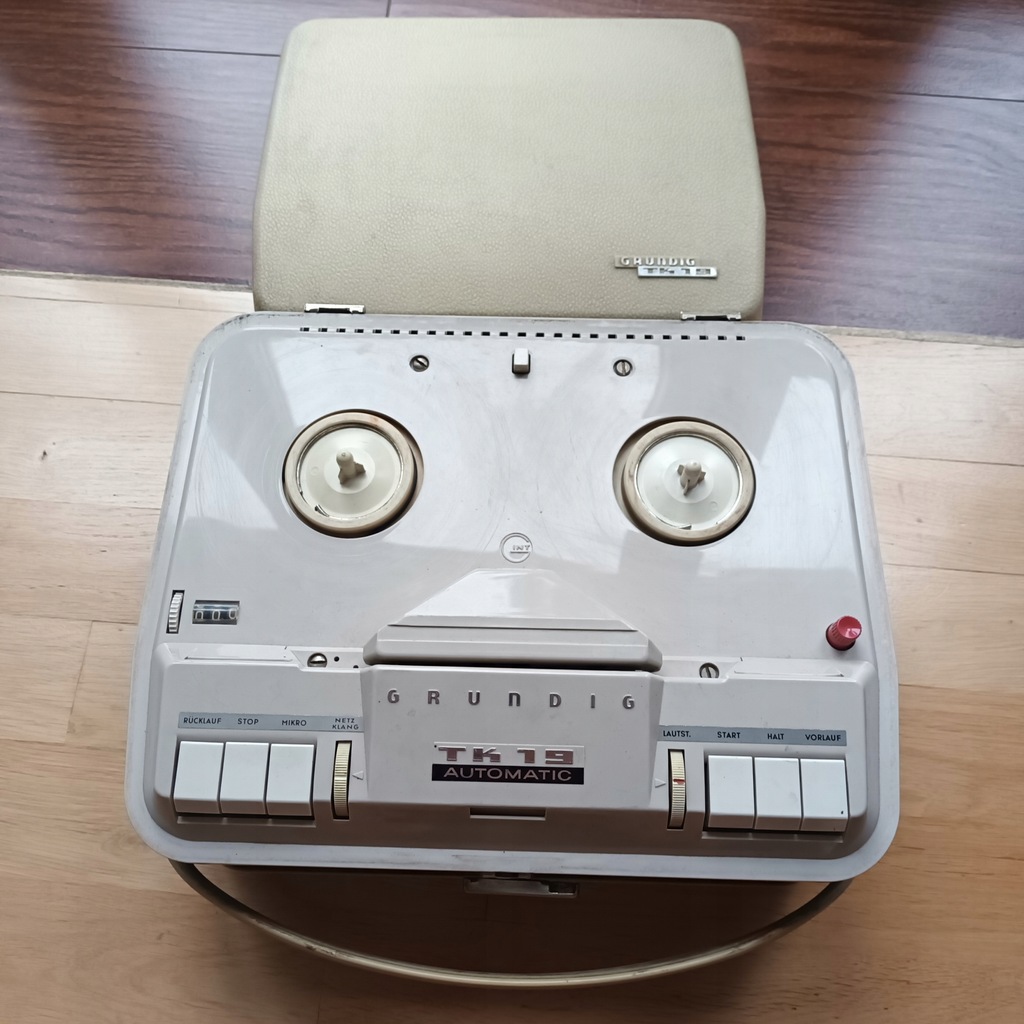 Magnetofon szpulowy Grundig TK19 - 16968745880 - oficjalne archiwum Allegro