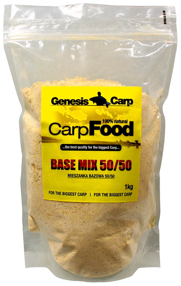 Base Mix 50/50 1kg. Genesis Carp - 7240620717 - oficjalne archiwum Allegro