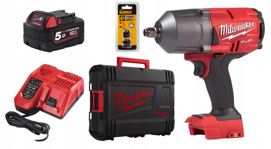 MILWAUKEE ZESTAW KLUCZ UDAROWY M18 FHIWF12-501X - 10001988581 - oficjalne archiwum Allegro