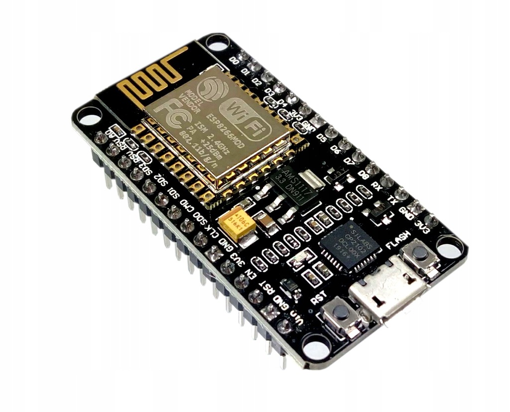 Moduł WIFI ESP8266 NODEmcu V2 - CP2102 - Arduino - 9719990410 ...