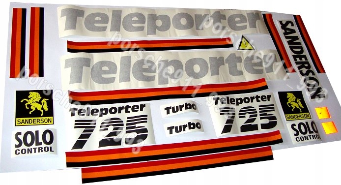 naklejki SANDERSON 725 Teleporter ładowarka 726 - 11960029375 ...