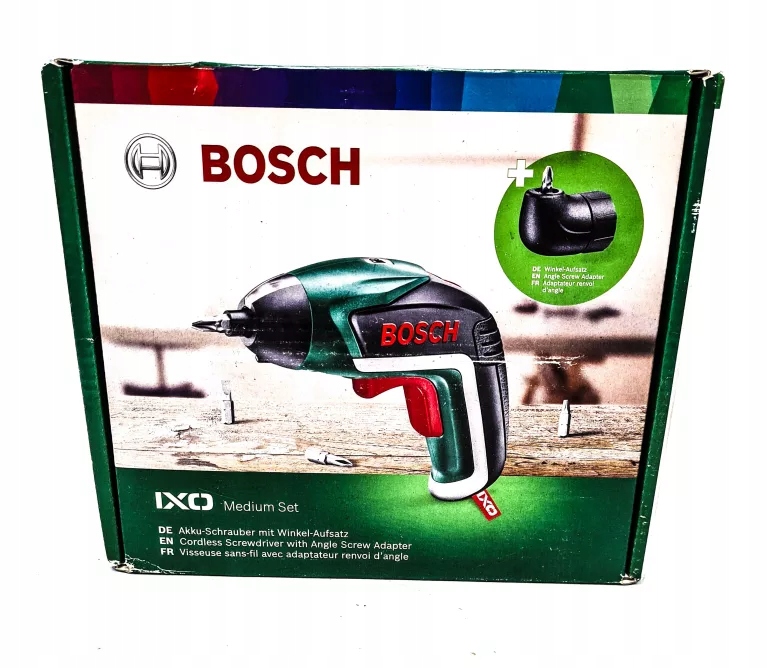 WKRĘTARKA BOSCH IXO 5 V +BITY +UCHWYT +ŁADOWARKA - 12462340064 ...