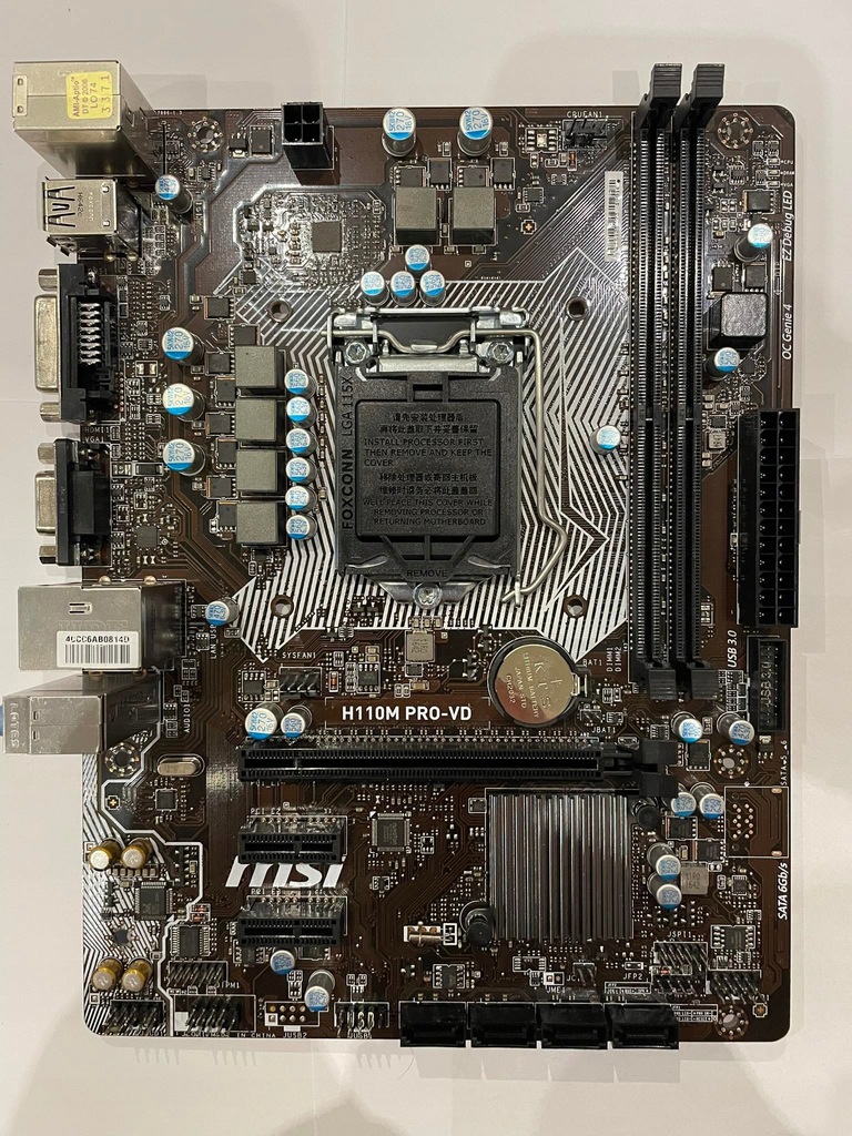 Płyta główna MSI H110M PRO-VD Micro ATX - 13489113464 - oficjalne ...