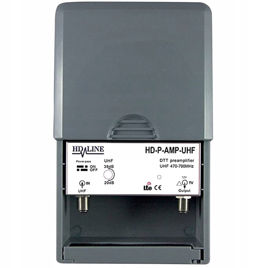 Wzmacniacz HD-LINE HD-P-AMP-UHF - 12183900191 - oficjalne archiwum Allegro