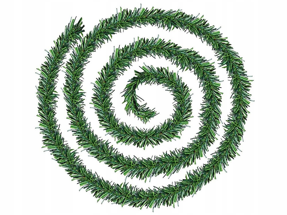 2x 4m girlanda świerk zielony 800cm dekoracja ozdo - 13168009381 - oficjalne archiwum Allegro