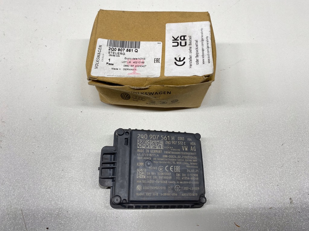 CZUJNIK DISTRONIC ACC RADAR SENSOR SKODA FABIA - 14171893829 ...