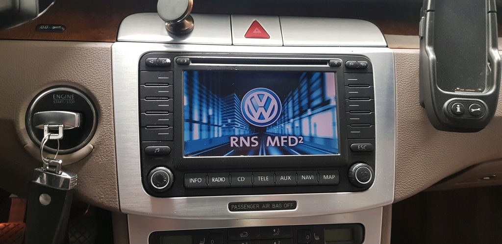 RADIO NAVI 2DIN RNS MFD 2 NAWIGACJA VW PASSAT B6 - 12204959892 - oficjalne archiwum Allegro