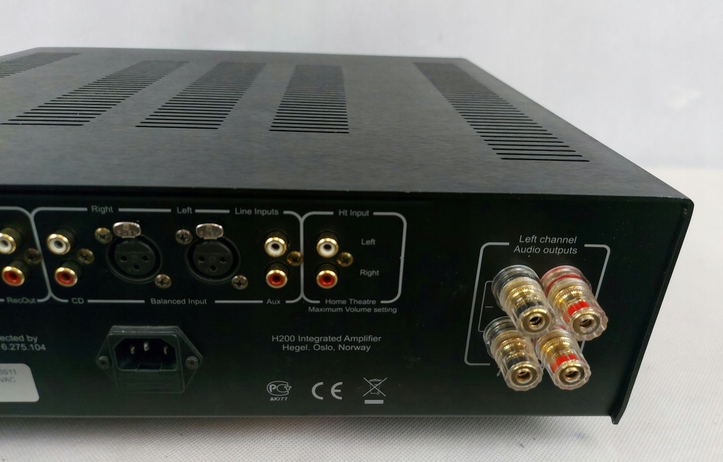 Hegel H200- wzmacniacz stereo - 200W -> 8 OHM - 14042750181 - oficjalne archiwum Allegro