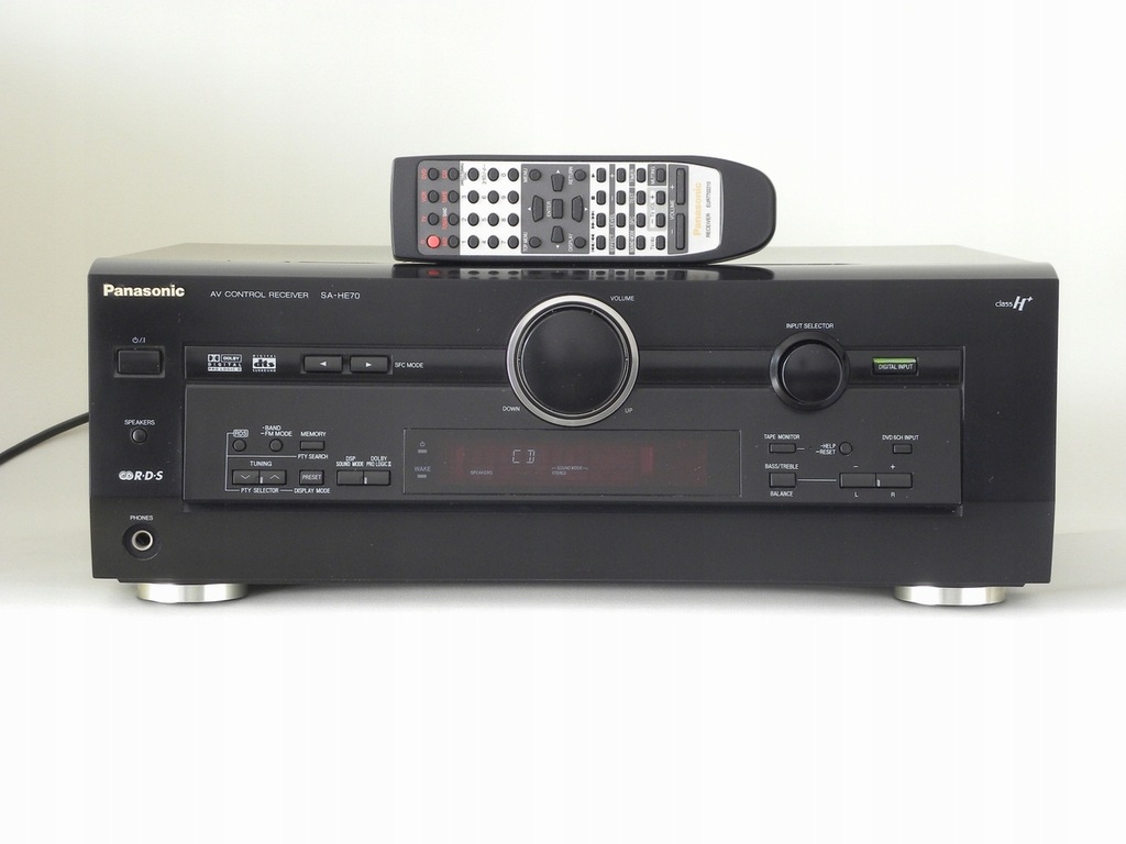 PANASONIC SA-HE70 - amplituner 5.1, DPLII - 7996998168 - oficjalne archiwum Allegro