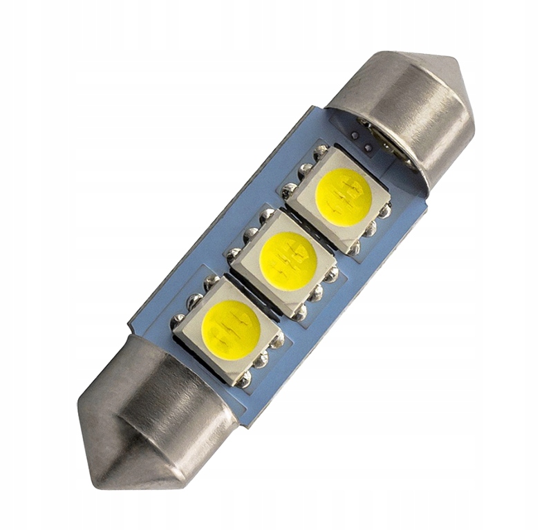 ŻARÓWKA RURKA LED C3W C5W C10W C21W 3XSMD 5050 - 7711574760 - oficjalne archiwum Allegro