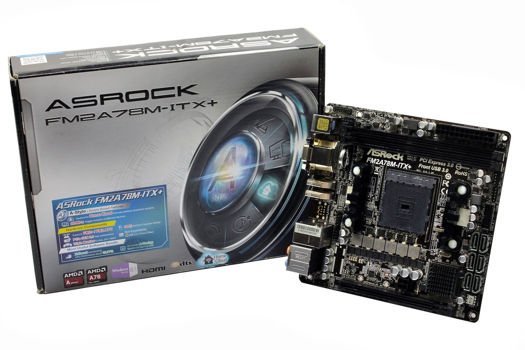 PŁYTA GŁÓWNA ASROCK FM2A78M-ITX+ FM2+ DDR3 GW FV - 7015534299 - oficjalne archiwum Allegro