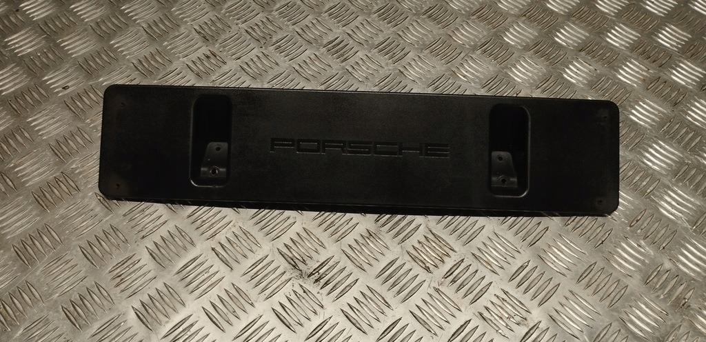 PORSCHE MACAN 95B PODKŁADKA POD TABLICE PRZÓD 95B807287E - 15112037236 ...