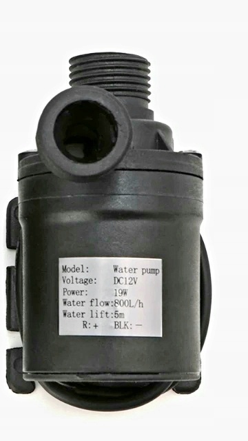 Pompa pompka do wody cieczy Arduino 800l/h 12V - 11422539516 ...