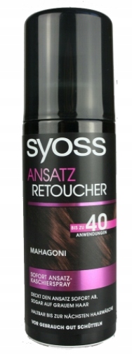 Syoss, Spray maskujący odrosty, mahoń, 120ml - 11470817757 - oficjalne ...