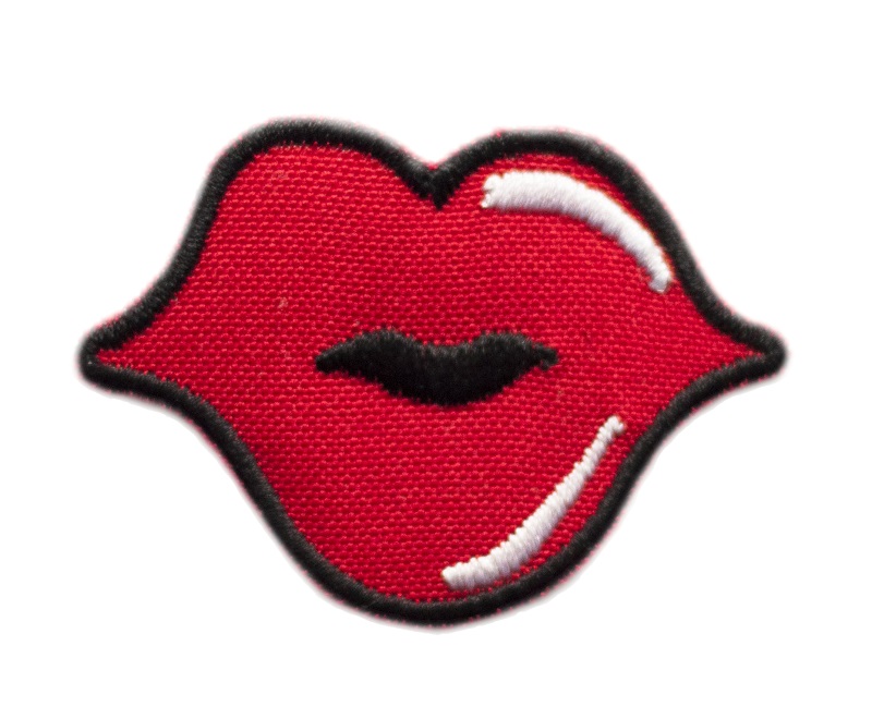 Naszywka Aplikacja Łatka Termo USTA BUZIAK CMOK - 6698170861 ...