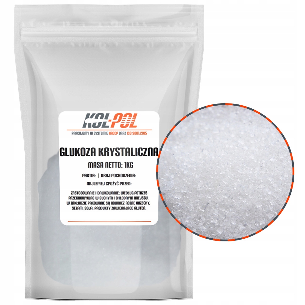 GLUKOZA KRYSTALICZNA 1kg Dekstroza spożywcza - 12684553905 - oficjalne ...