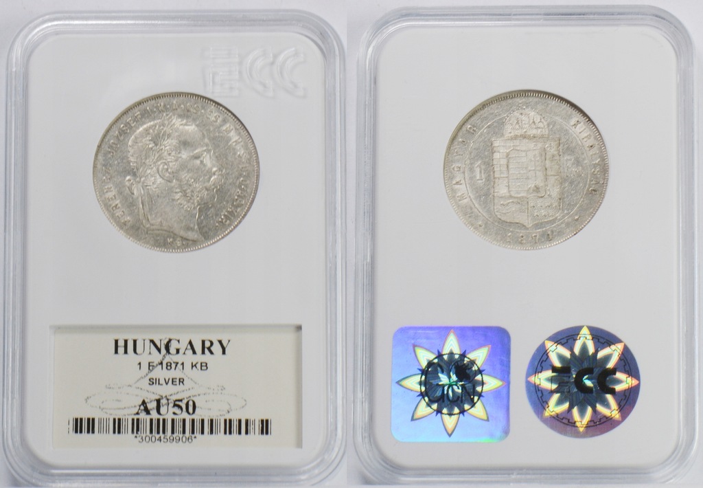 WĘGRY 1 FLOREN 1871 KB AU50 15.10 - 16677647887 - oficjalne archiwum ...