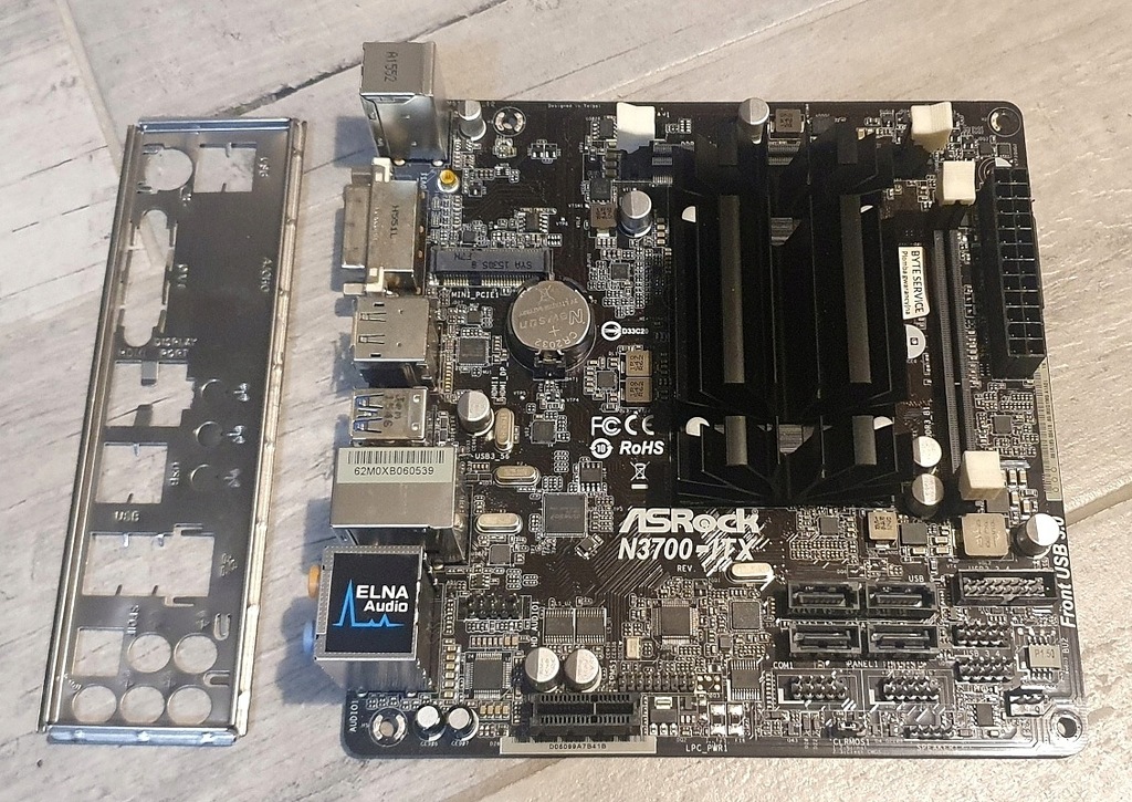 Płyta Główna ASRock N3700-ITX 4-Core S/PDIF 4-SATA - 13574412211 - oficjalne archiwum Allegro
