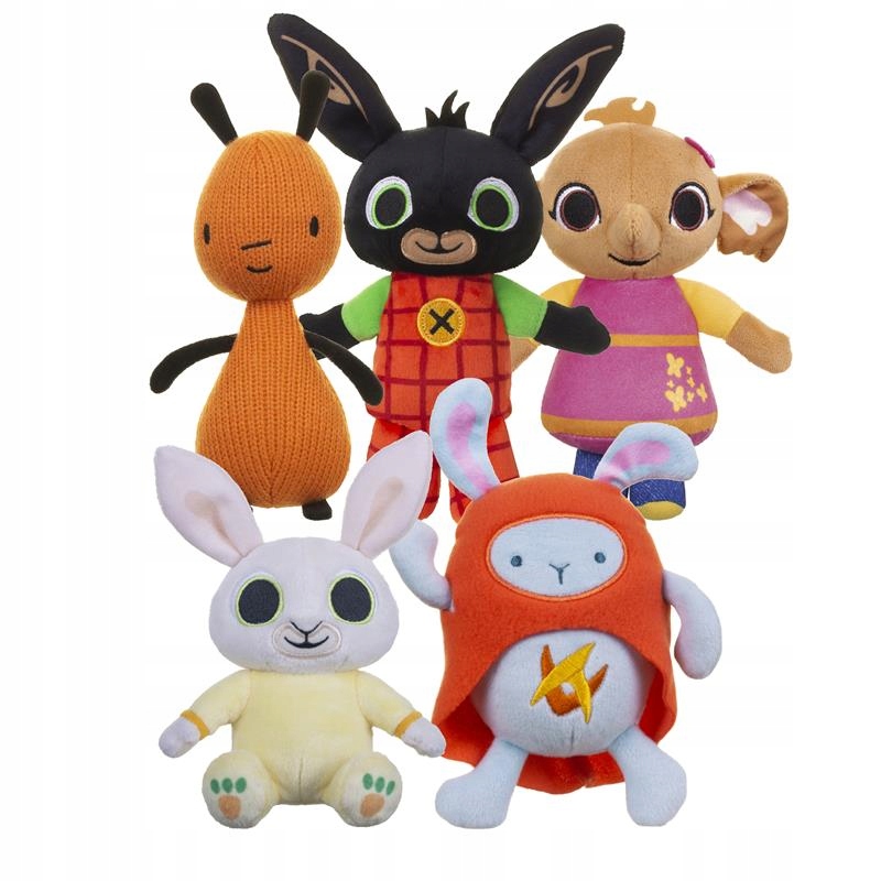 BING ,Flop,Króliś Tuliś, Sula, Charlie, Pluszak As - 12425412381 - oficjalne archiwum Allegro