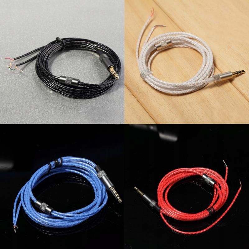 Przewód kabel do słuchawek recabling naprawa DIY - 7857647975 ...