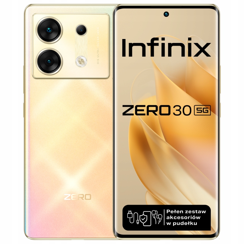 Smartfon Infinix Zero 30 5G 12/256 GB Golden Hour - 14838600134 - oficjalne archiwum Allegro