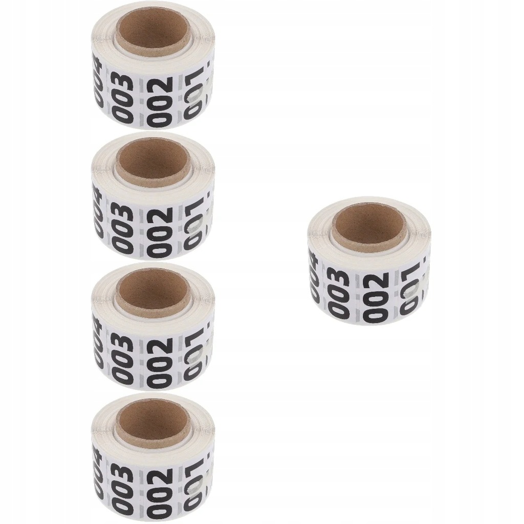 Sticker Numbers Inventory Label Stickers 5 Rolls - 13649374510 ...
