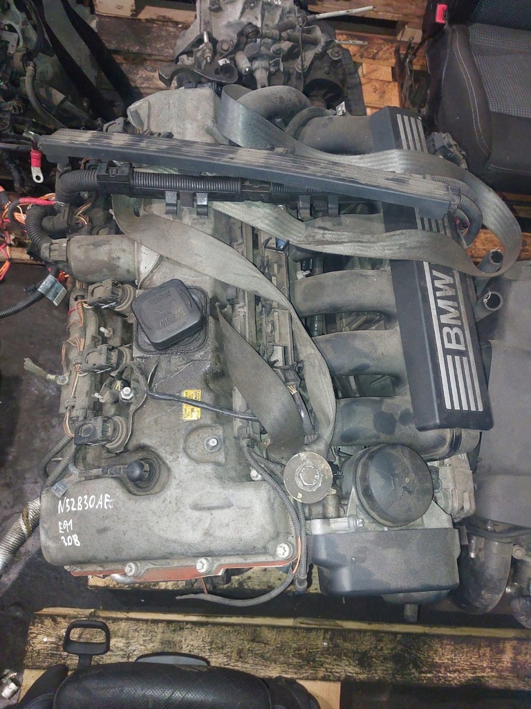 SILNIK BMW E90 E91 330i N52B30A KOMPLETNY - 12682648947 - oficjalne ...