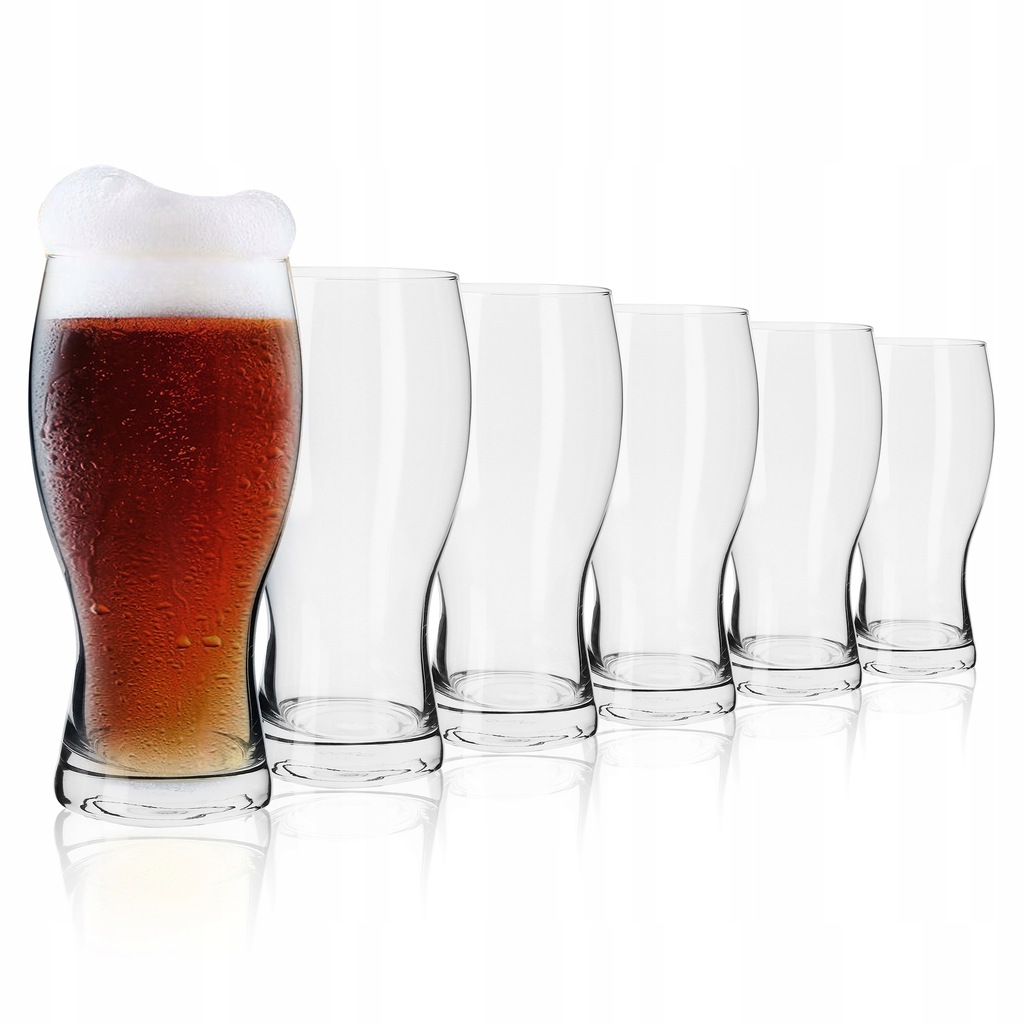 Szklanki do piwa ciemnego 500ml ELITE | KROSNO - 8747344865 - oficjalne archiwum Allegro