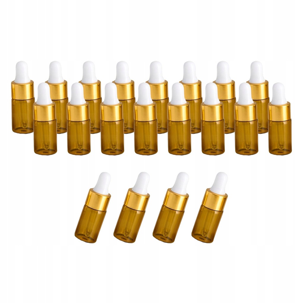 Small Dropper Bottles with Glass Eye Dropper Leakproof Empty White 3ml ...