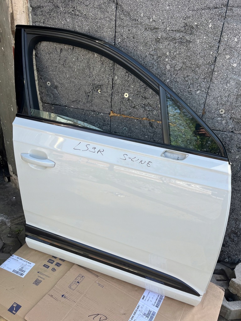 AUDI Q7 II S-Line 4M - LS9R PRAWE PRAWY PRZEDNIE DRZWI PRZÓD DEMONTAŻ ...