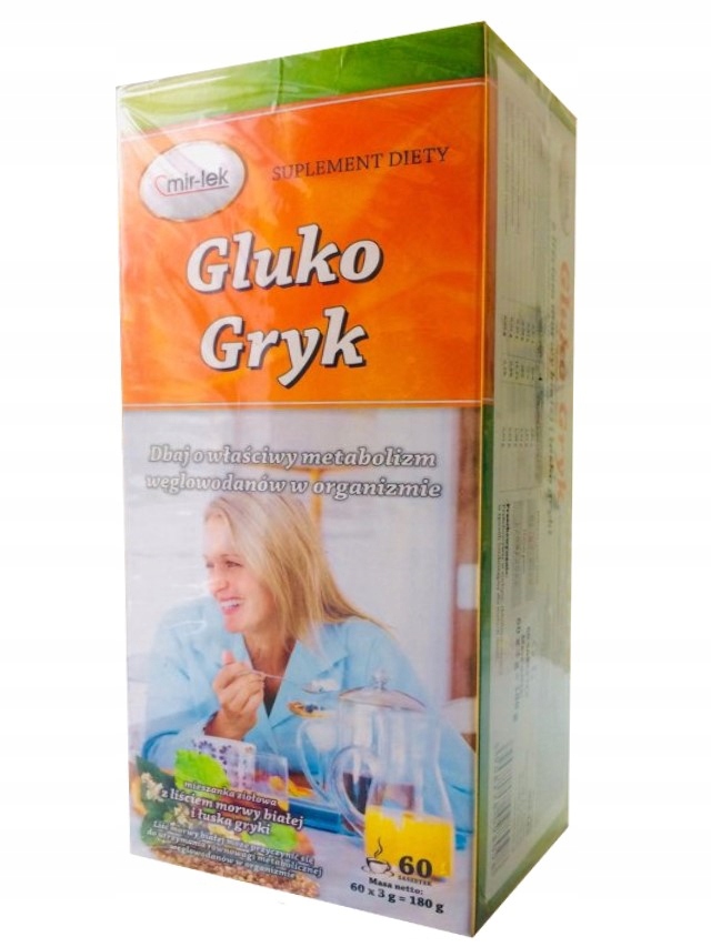 Gluko Gryk Herbata Na CUKIER 60sasz. - 12104971284 - oficjalne archiwum ...