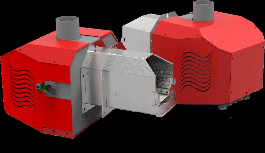 HYBRYDOWY PALNIK NA PELLET, PELET, AGROPELET 35kW - 7864766675 ...