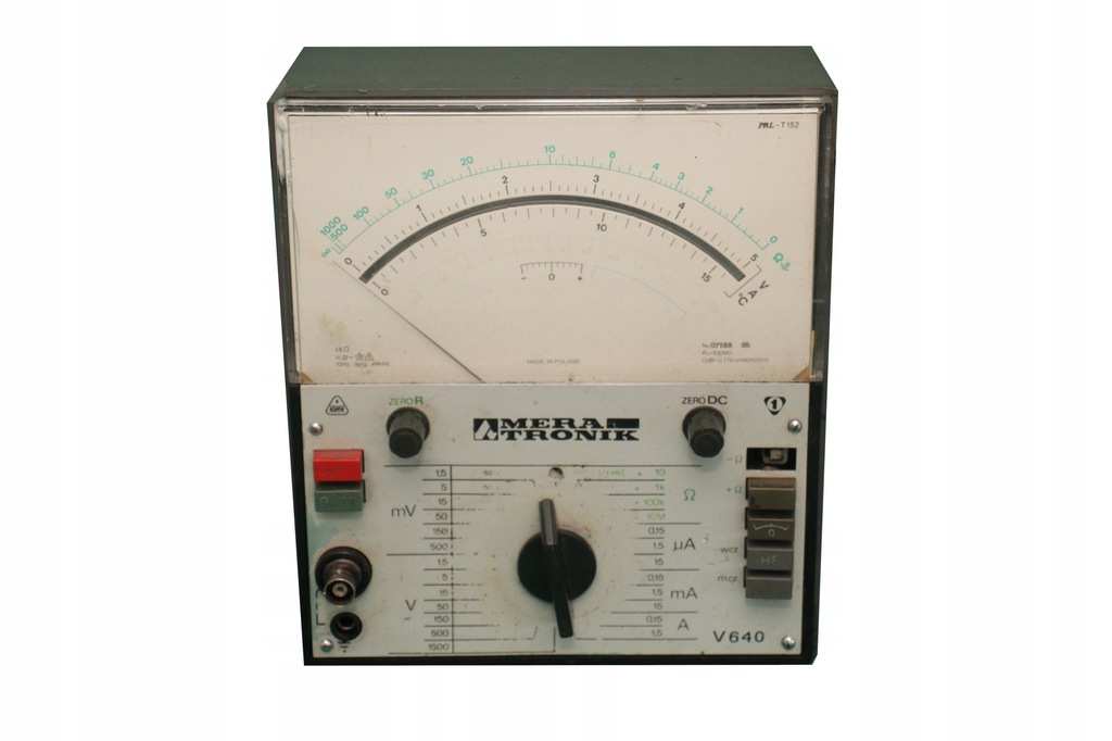 Unitra multimetr MERATRONIK V640 - 13425626762 - oficjalne archiwum Allegro