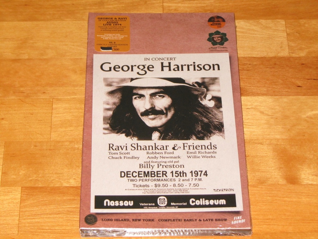 GEORGE HARRISON beatles '1974, RAVI SHANKAR' - 4CD - 12488811189 ...