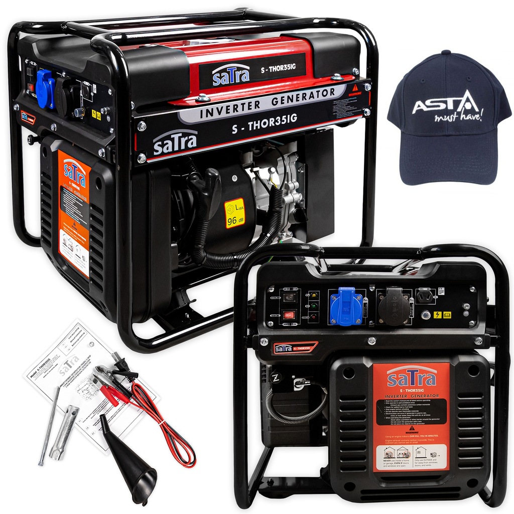 AGREGAT GENERATOR PRĄDOTWÓRCZY INWERTOROWY 3.5 kW - 12795312218 - oficjalne archiwum Allegro