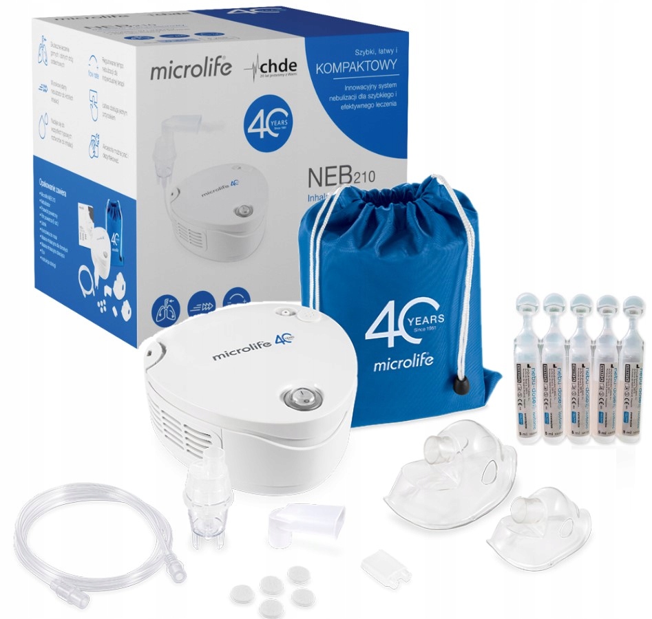 INHALATOR NEBULIZATOR Microlife NEB 210 + GRATIS - 11828913145 ...