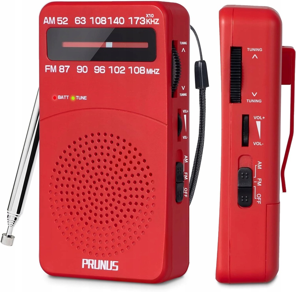 RADIO KIESZONKOWE PRZENOŚNE MAŁE NA BATERIE AM/FM - 14925280897 - oficjalne archiwum Allegro