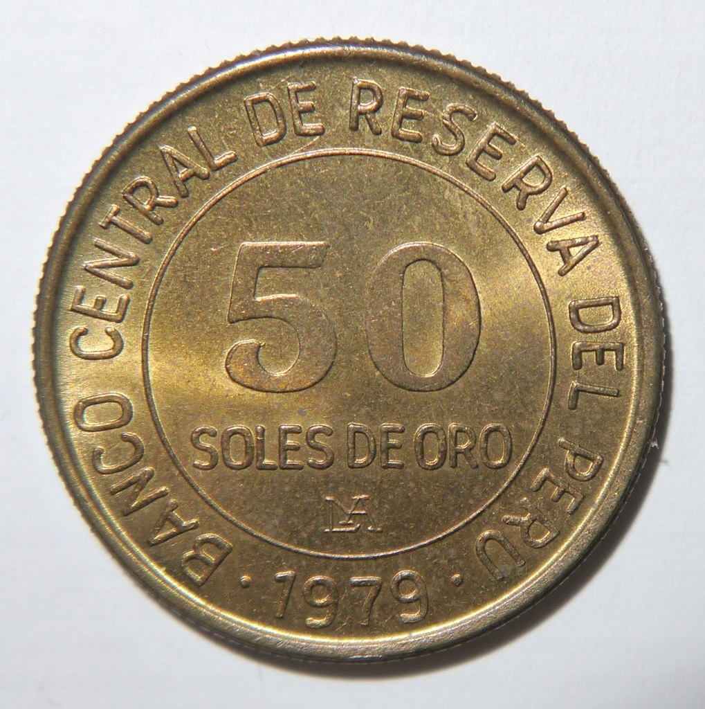 I60 PERU 50 SOLES DE ORO 1979 UNC RZADKI ROK - 12166057575 - oficjalne archiwum Allegro