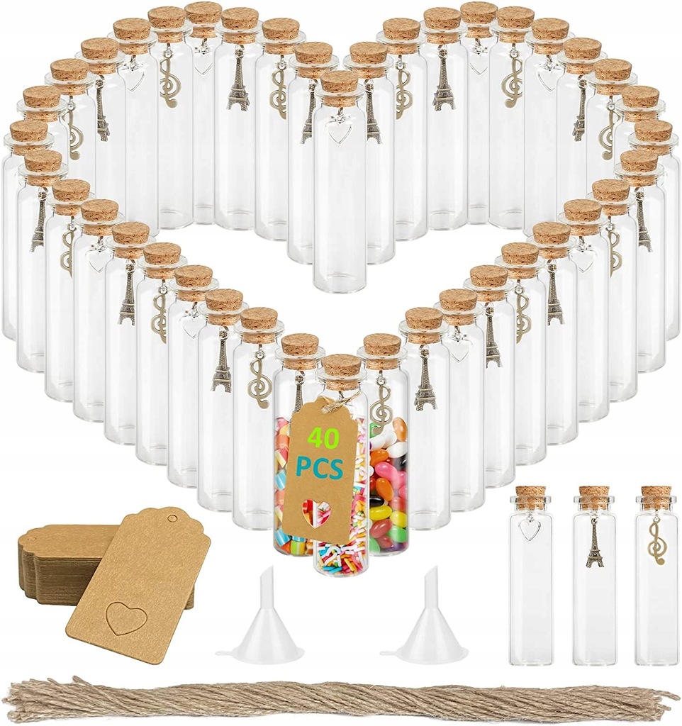 Fiolki probówki Podziękowanie dla gości - 13753578133 - oficjalne ...