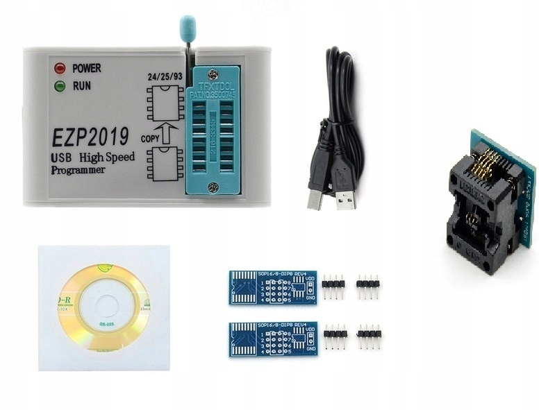 Programator SPI USB EZP2019 EEPROM - 11437870515 - oficjalne archiwum Allegro
