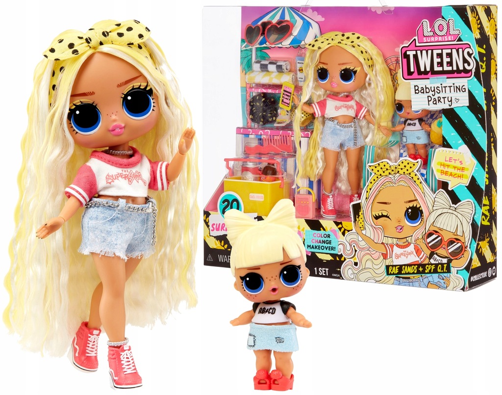 LOL Surprise TWEENS RAE SANDS Świecąca + SPF Q.T. - 12593537556 ...