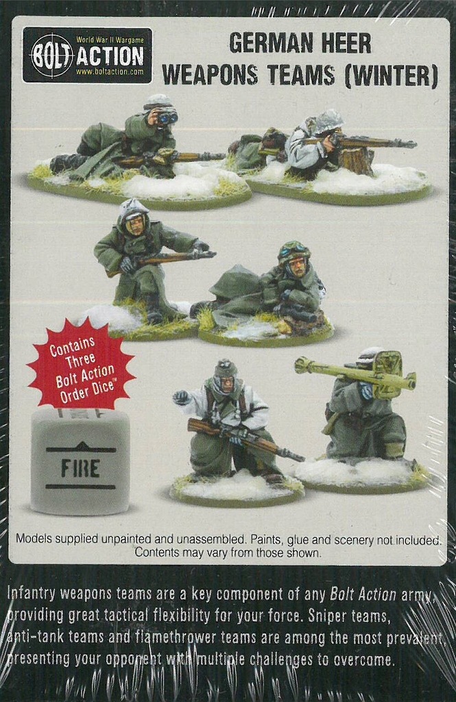 Купить Bolt Action German Heer Weapons Teams (зима): отзывы, фото и ...